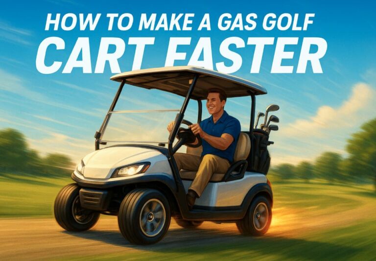 How to Make a Gas Golf Cart Faster? (A Complete Guide)